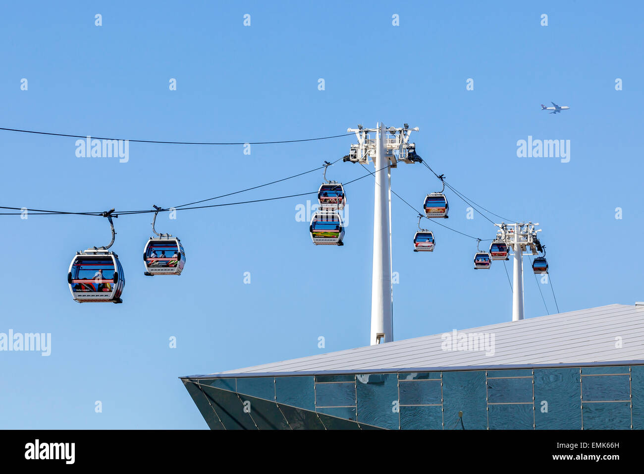Emirates Air Line cable car, London, England, United Kingdom Stock ...