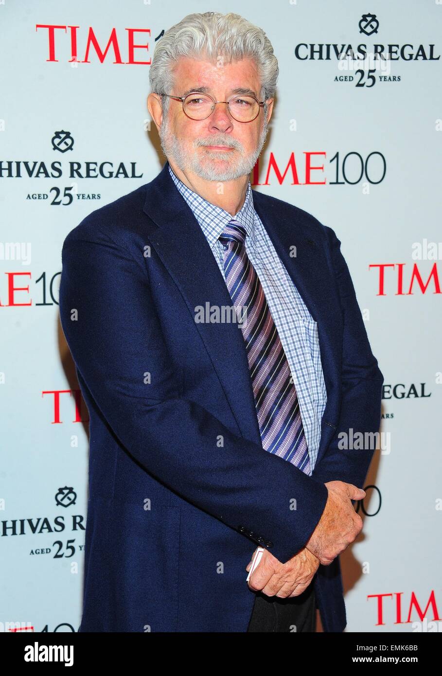 New York, NY, USA. 21st Apr, 2015. George Lucas at arrivals for TIME ...