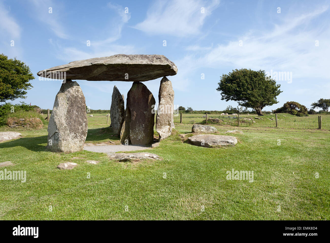 Pentre ifan standing stones are wales most famous megalith hi-res stock ...