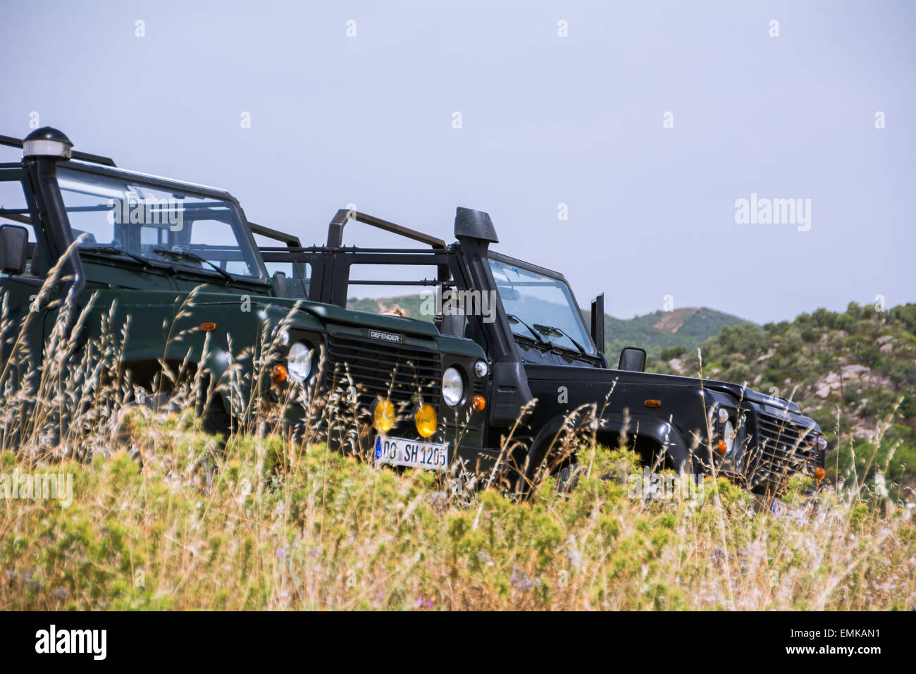 Old landrover defender hi-res stock photography and images - Alamy
