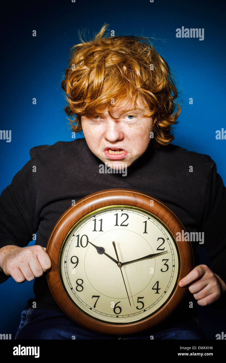 Checking time teen boy hi-res stock photography and images - Alamy