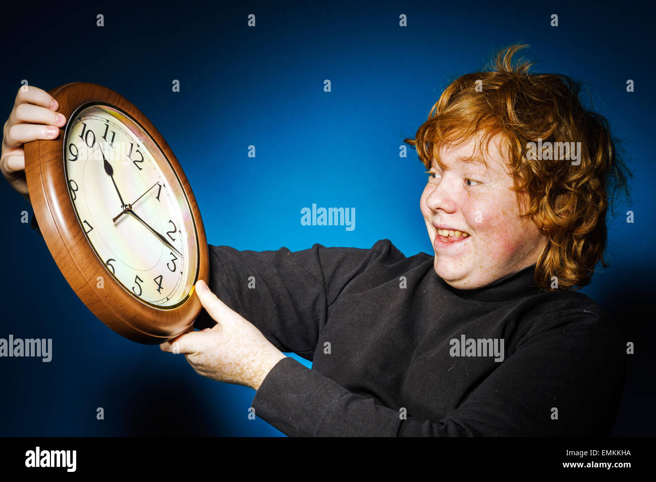 Checking time teen boy hi-res stock photography and images - Alamy
