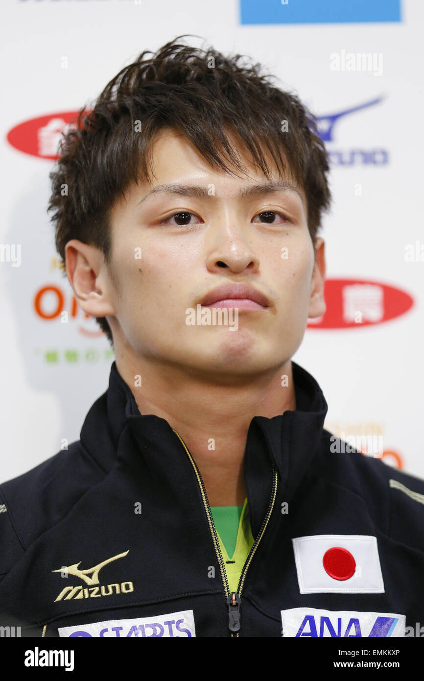 Ajinomoto National Training Center, Tokyo, Japan. 22nd Apr, 2015. Yuya ...