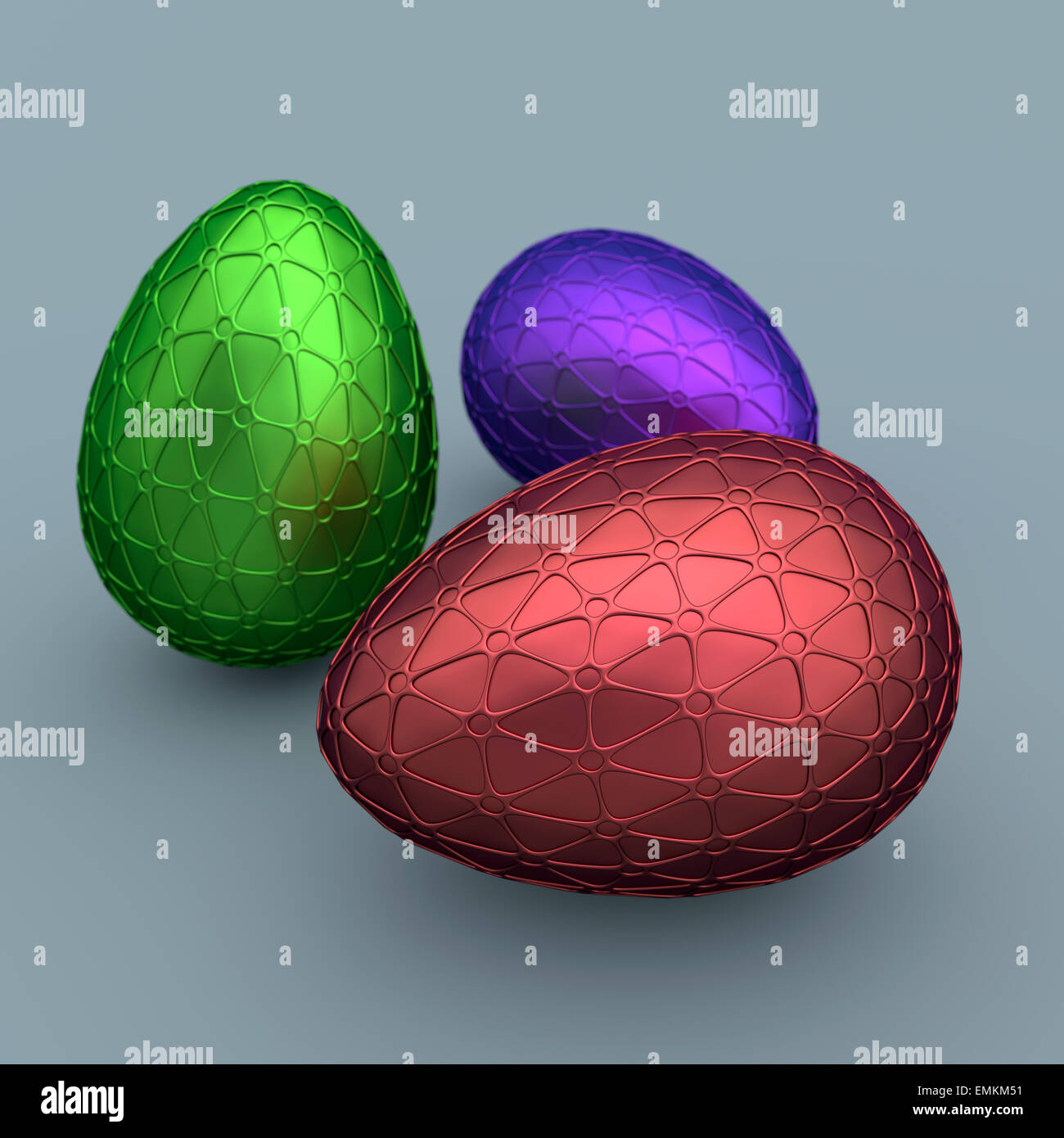 Variety of Easter eggs Stock Photo - Alamy