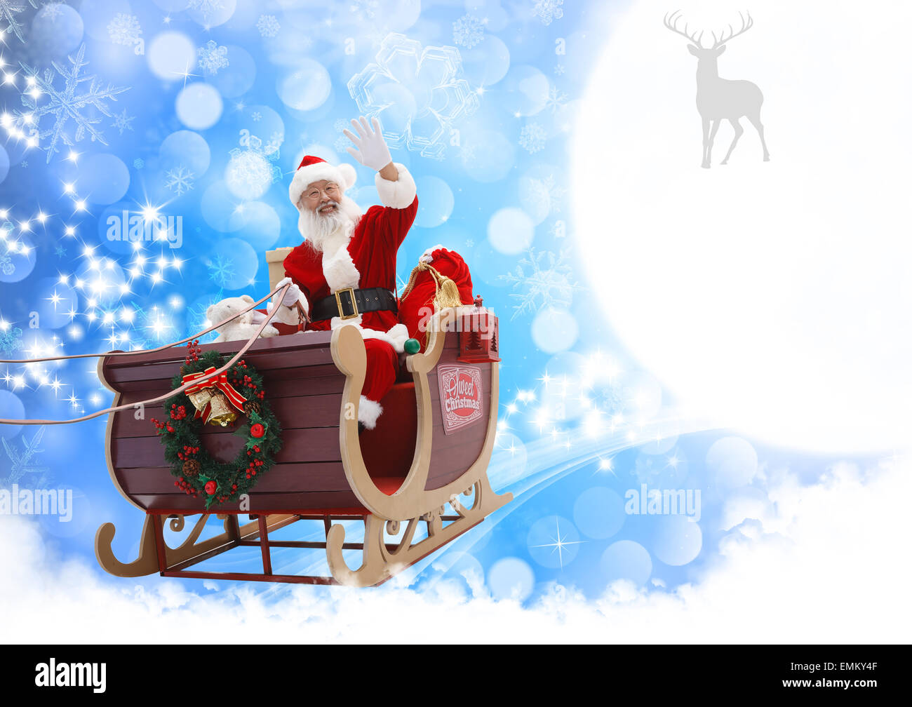 Composite image santa claus hi-res stock photography and images - Alamy