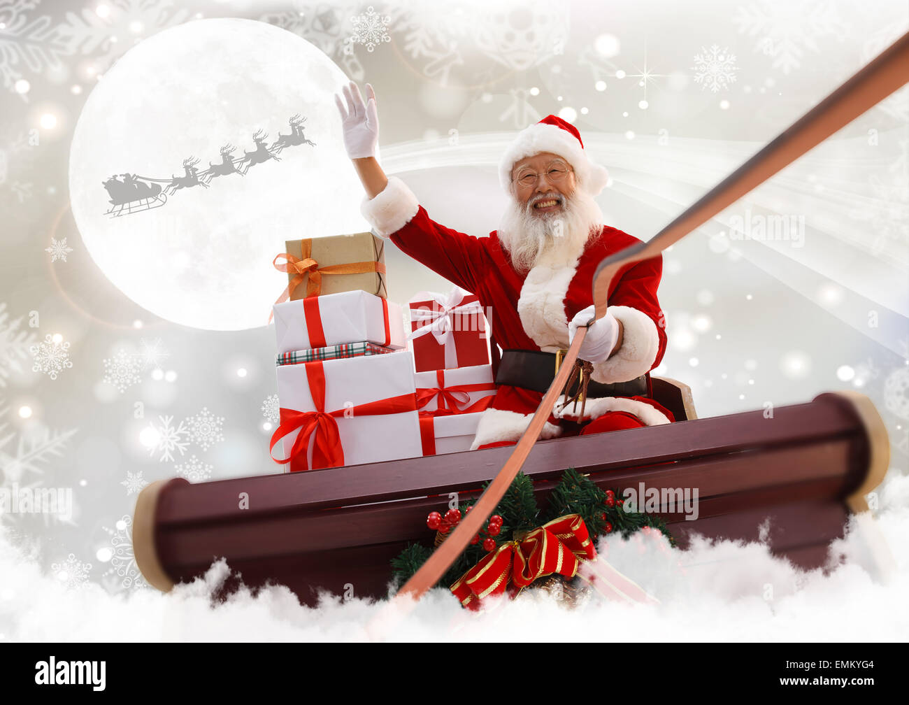 Composite image santa claus hi-res stock photography and images - Alamy