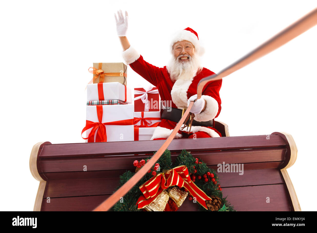 Santa sleigh front hi-res stock photography and images - Alamy