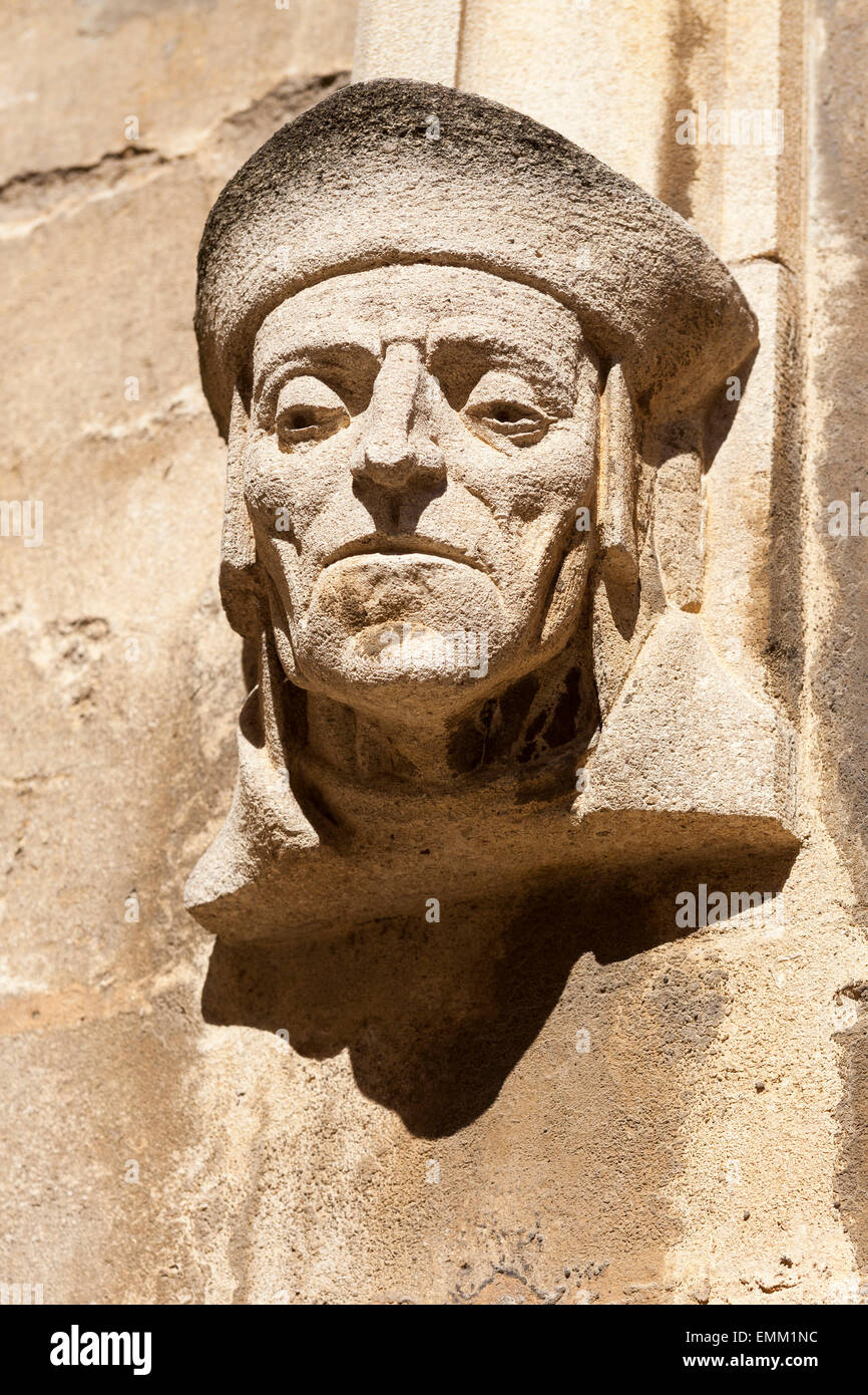 Stone Face Sculpture