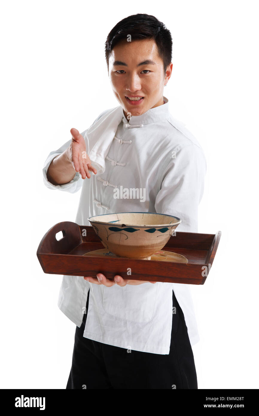 Dressed in traditional costumes of the waiter Stock Photo - Alamy