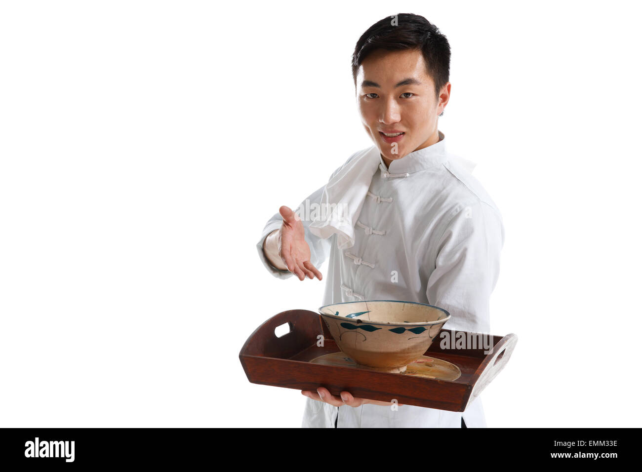 Dressed in traditional costumes of the waiter Stock Photo - Alamy