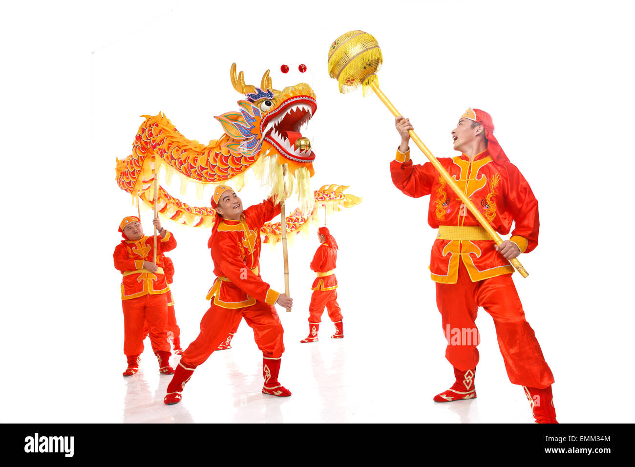 Chinese dragon costume head Cut Out Stock Images & Pictures - Alamy