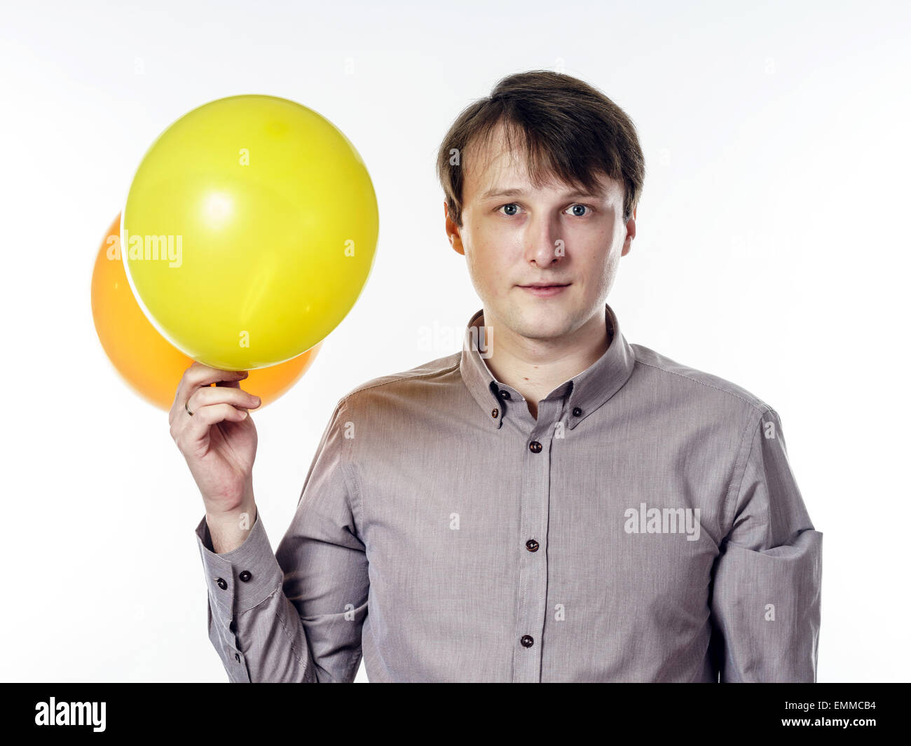 Man with a baloon hi-res stock photography and images - Alamy