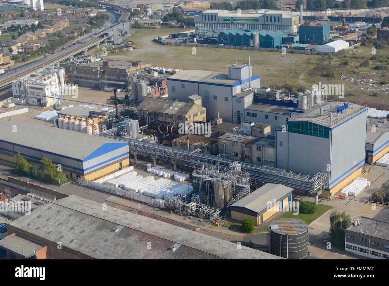 Factory aerial hi-res stock photography and images - Alamy