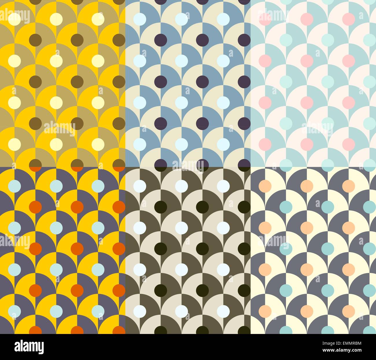 Seamless simple retro geometrical pattern of classic style Stock Vector ...