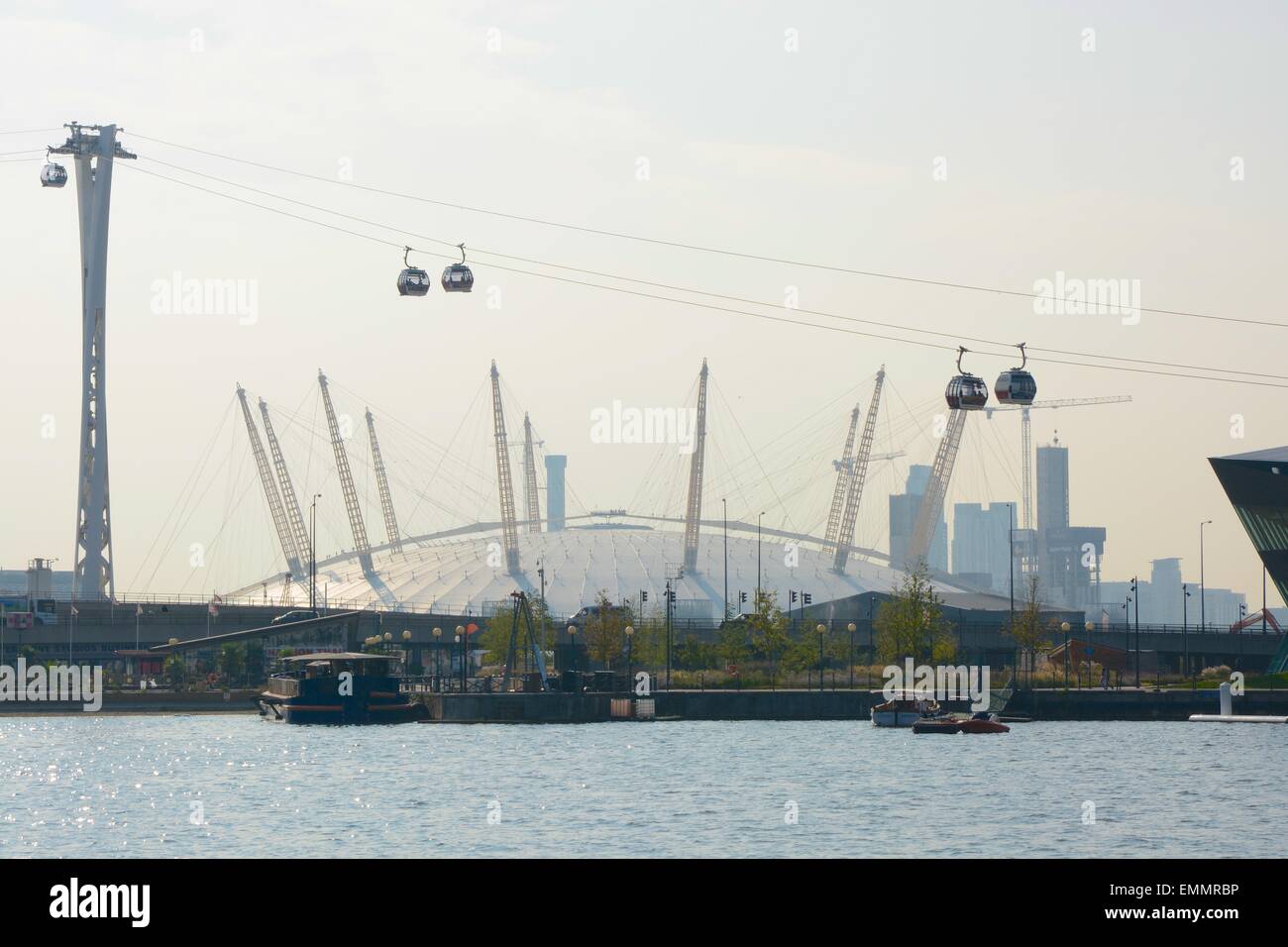 The O2 Arena on the Greenwich Peninsular at Dockland, London, England ...
