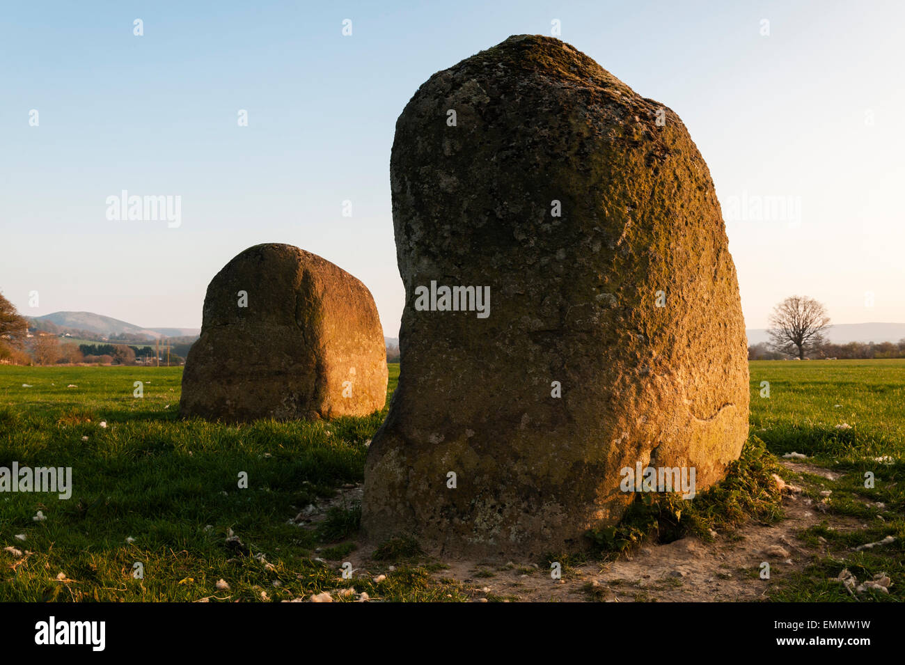 Standing stones at sunset hi-res stock photography and images - Alamy