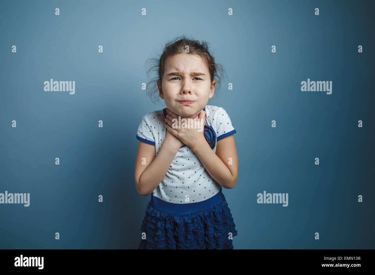 Female choking hi-res stock photography and images - Alamy