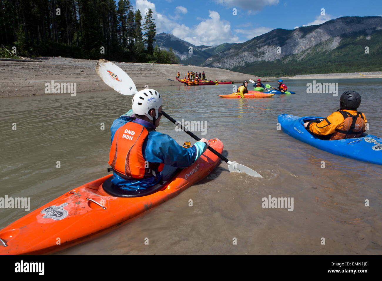 canoeing is an popular outdoor activity in Canada Stock Photo - Alamy