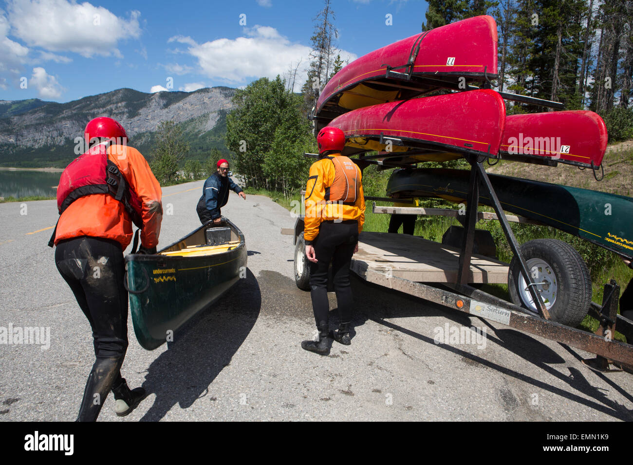 canoeing is an popular outdoor activity in Canada Stock Photo - Alamy
