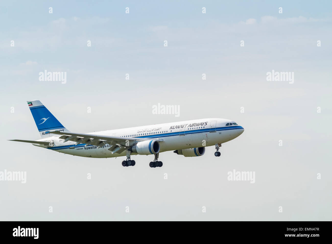 Kuwait Airways Airbus A300-600R plane, 9K-AMD, named Wara Stock Photo ...