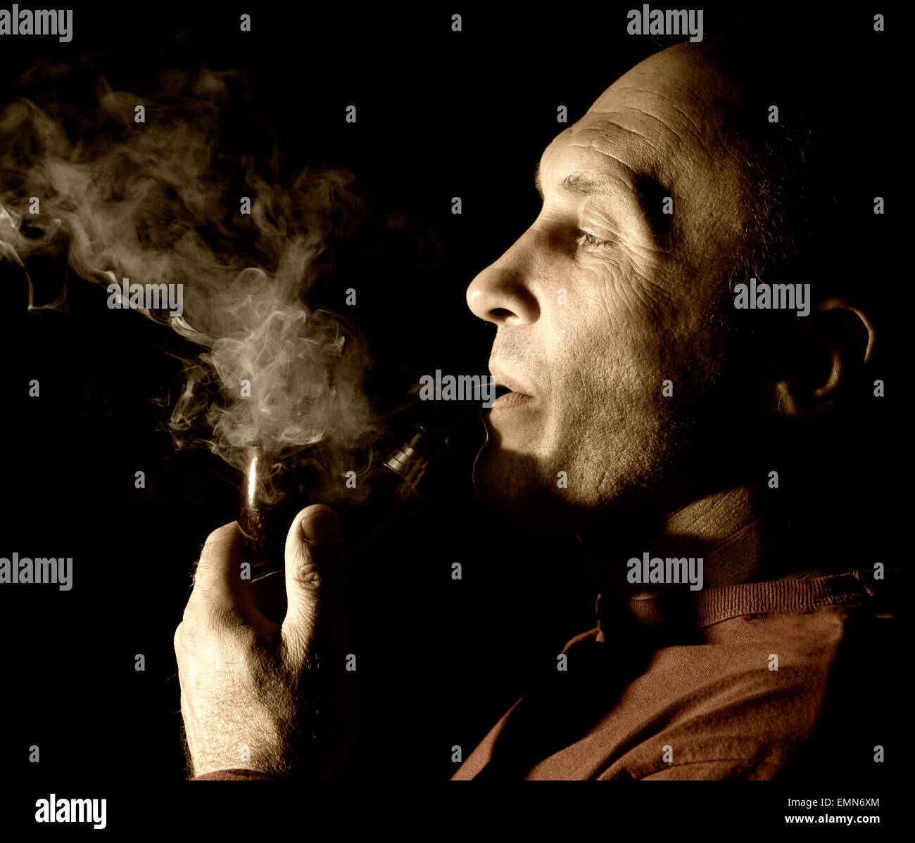 Be a pipe smoker hi-res stock photography and images - Alamy