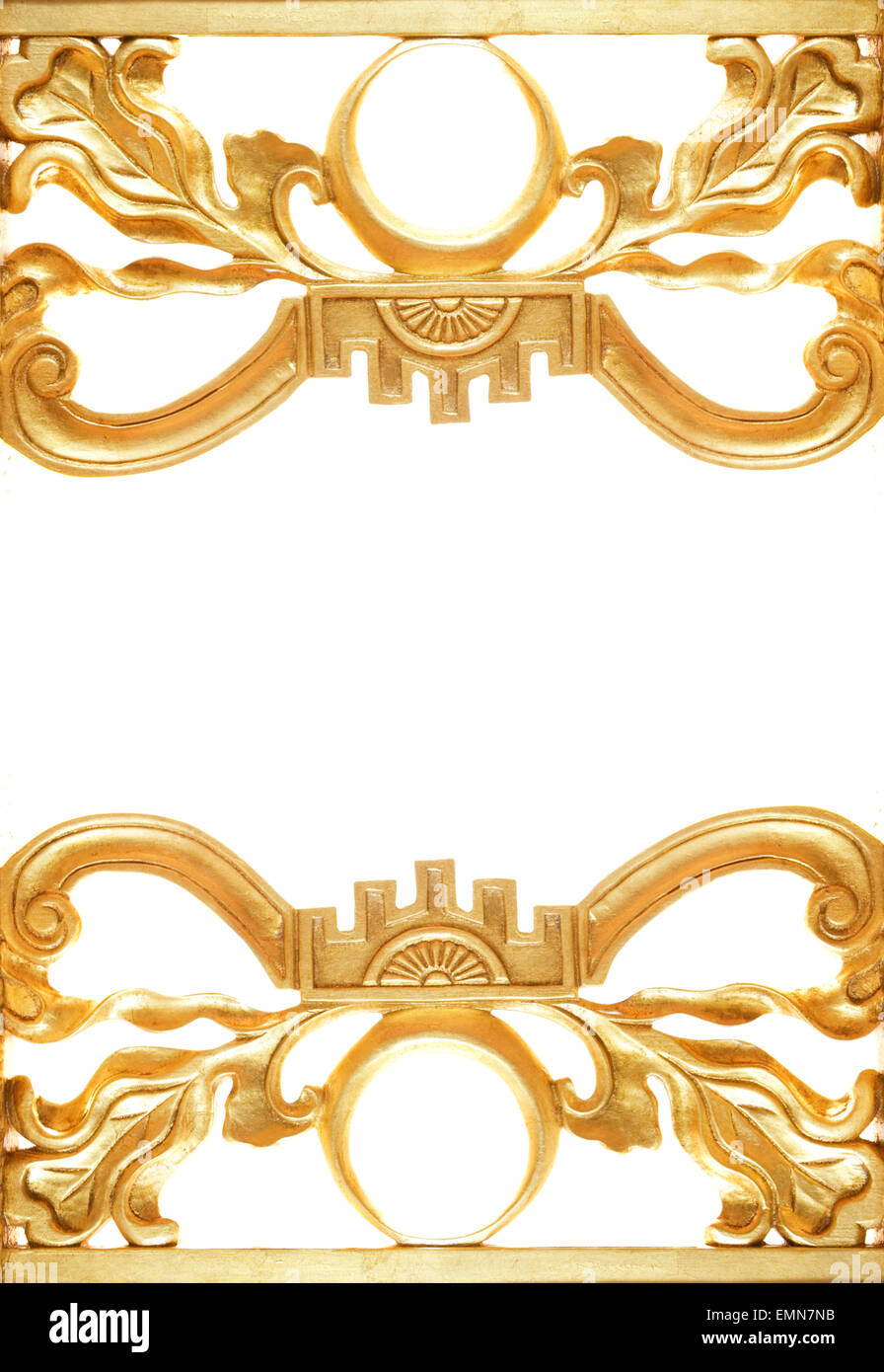 Abstract luxury golden border hi-res stock photography and images - Alamy