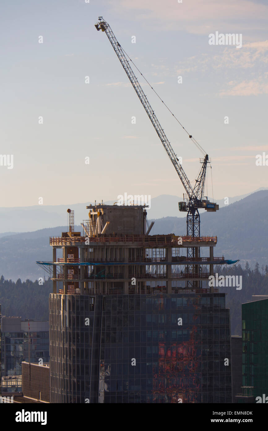 building construction in Vancouver Stock Photo - Alamy