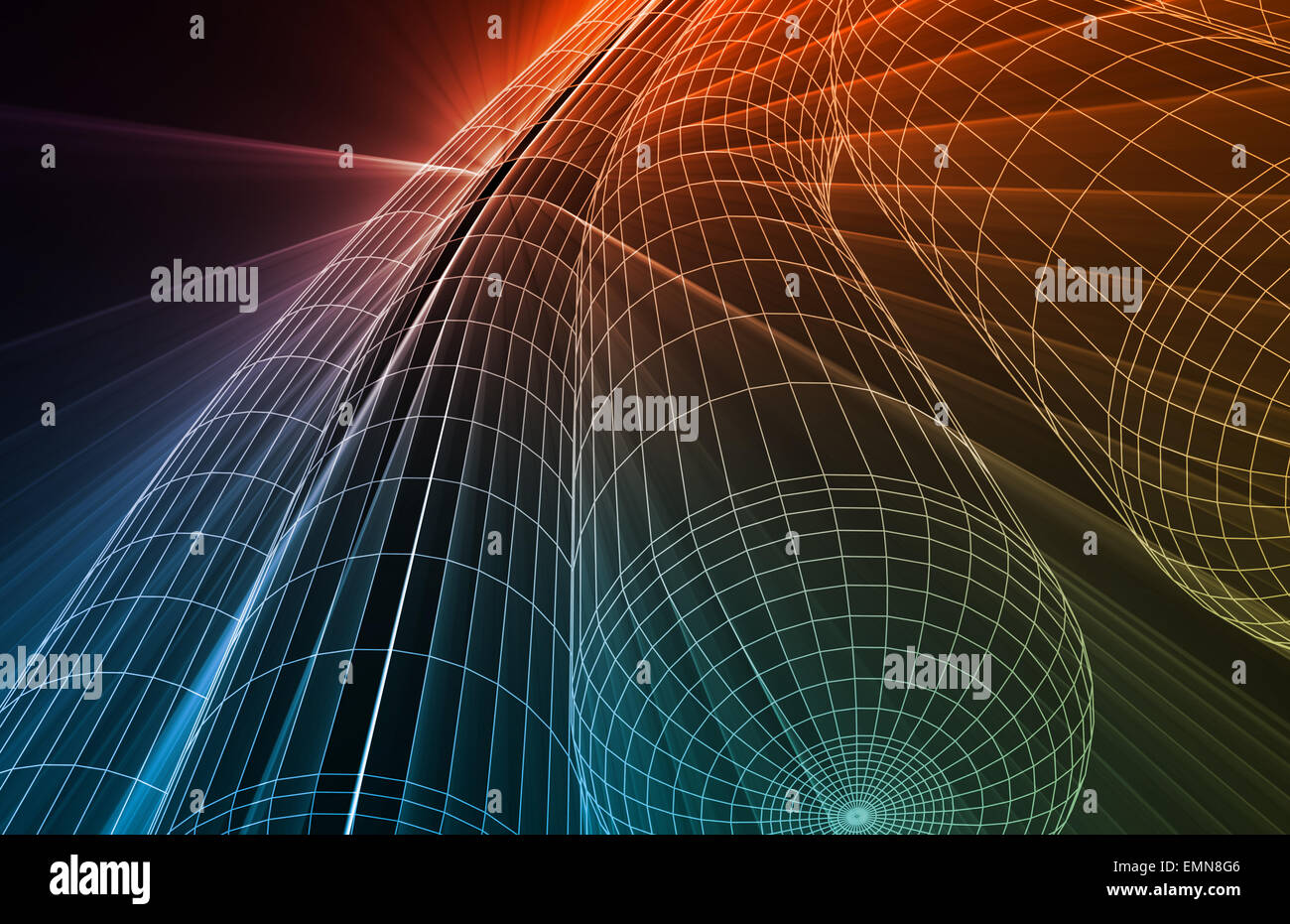 Technical Design Concept as an Abstract Art Stock Photo - Alamy