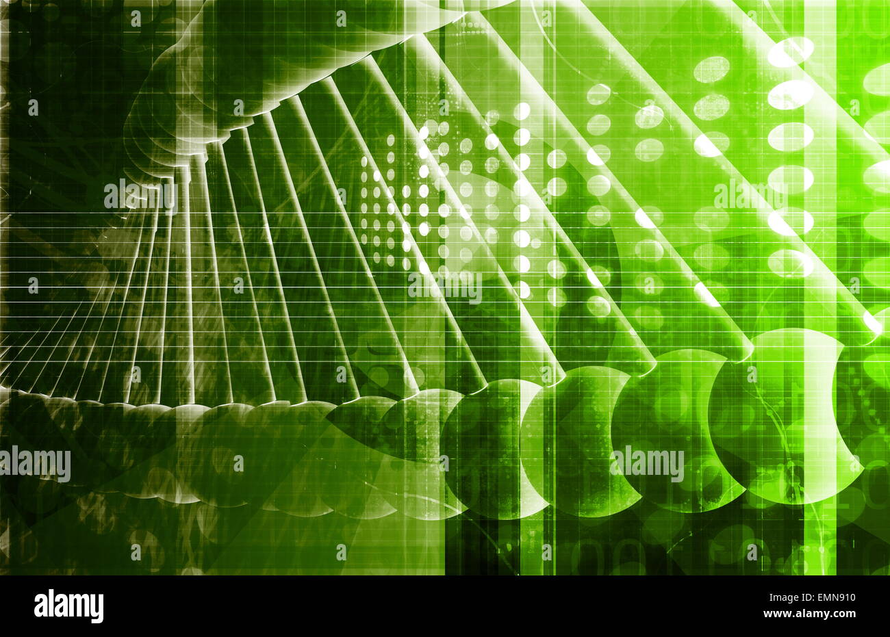 Science Background with a Atom Cell Structure Stock Photo - Alamy