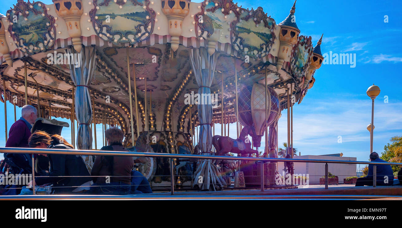 -Fairground ride in Alicante City- Spain Stock Photo - Alamy