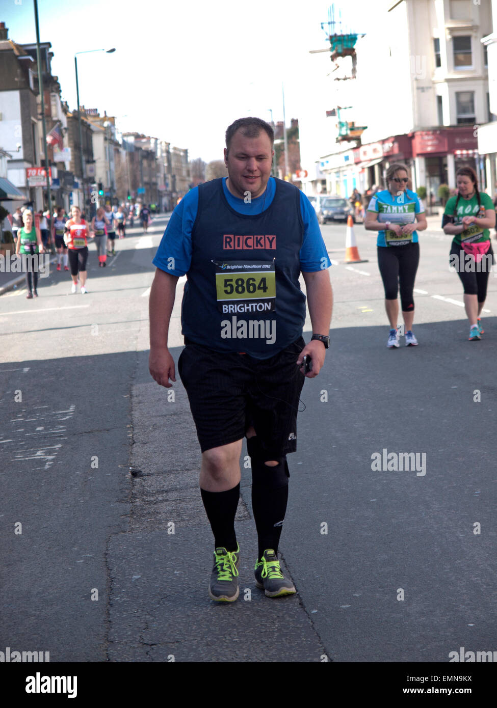 Marathon runner exhausted hi-res stock photography and images - Alamy