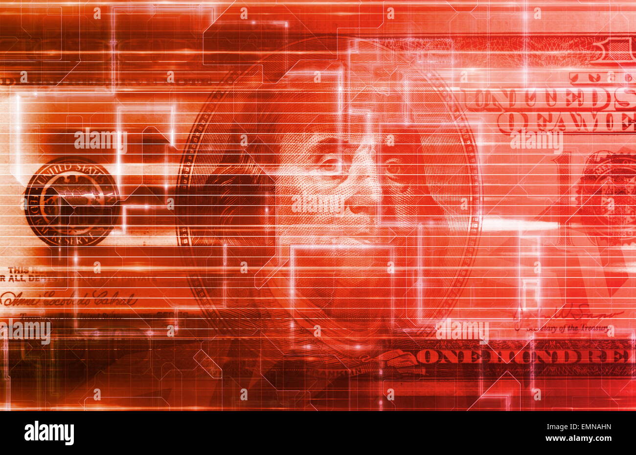 Digital US Dollar or Online Currency Background Stock Photo - Alamy