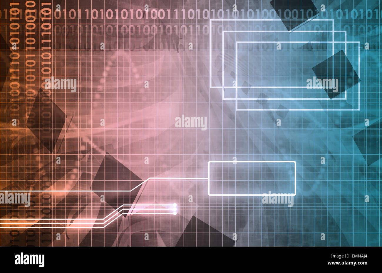 Smartphone Technology as a Presentation Background Art Stock Photo - Alamy