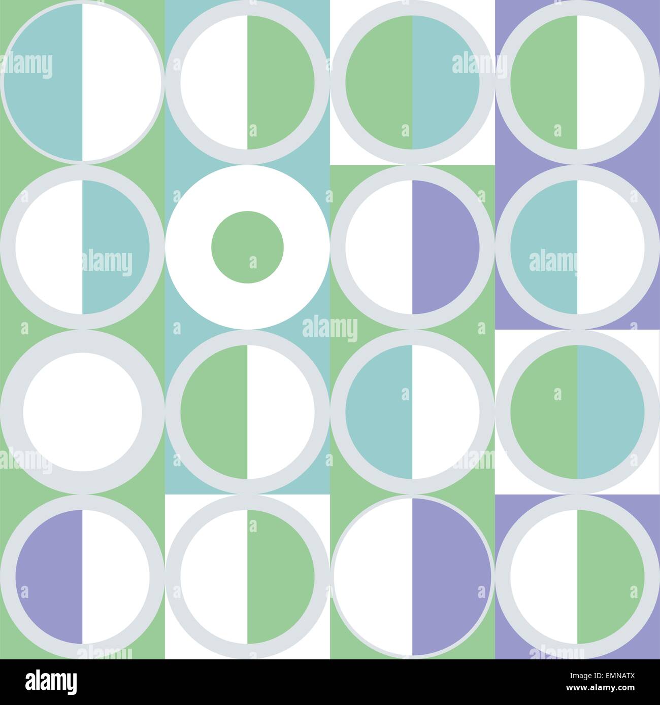 Seamless pattern of simple geometry. Retro-style illustration Stock ...