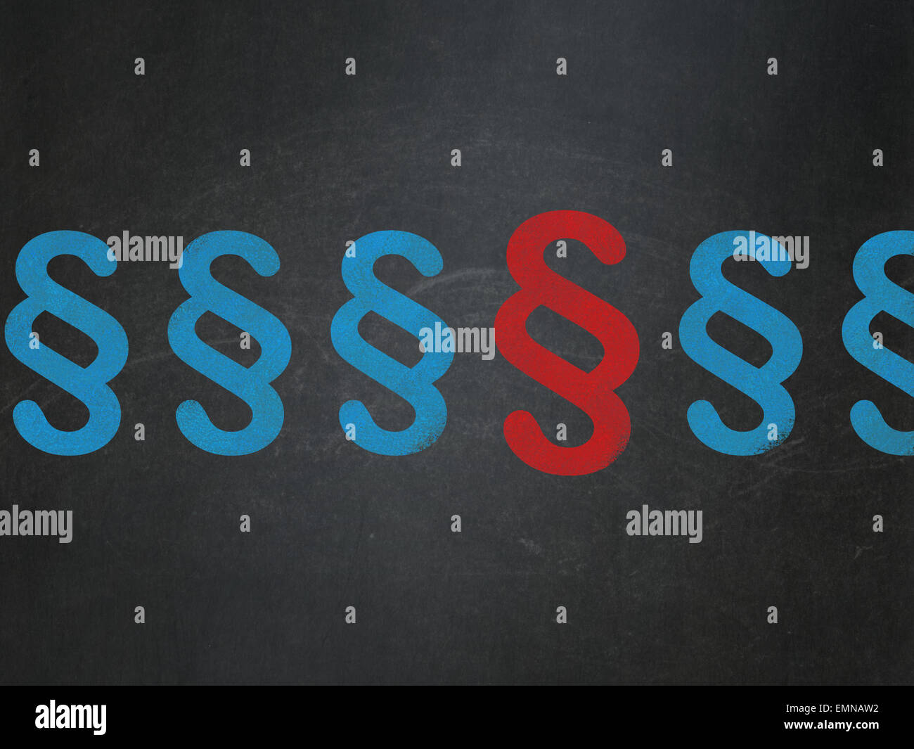 Law concept: paragraph icon on School Board background Stock Photo - Alamy