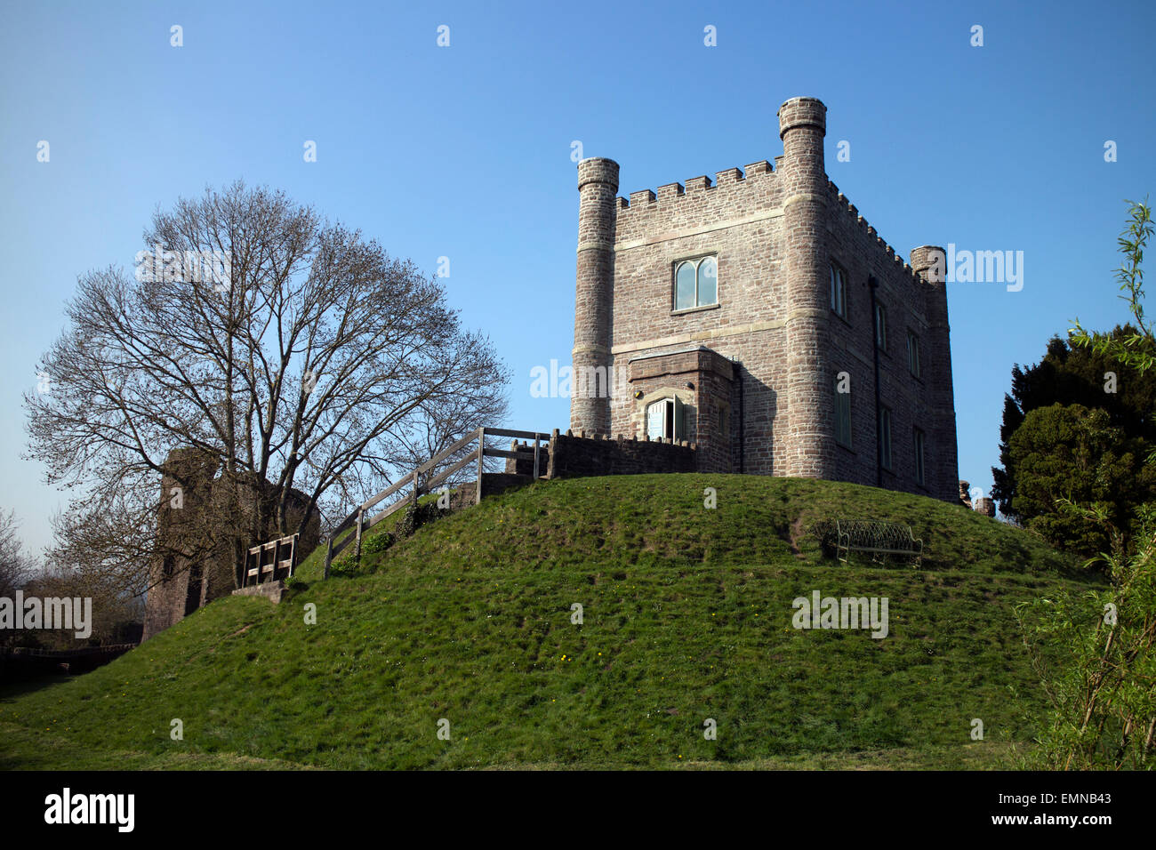 Abergavenny Castle Museum, Monmouthshire, Wales, UK Stock Photo - Alamy