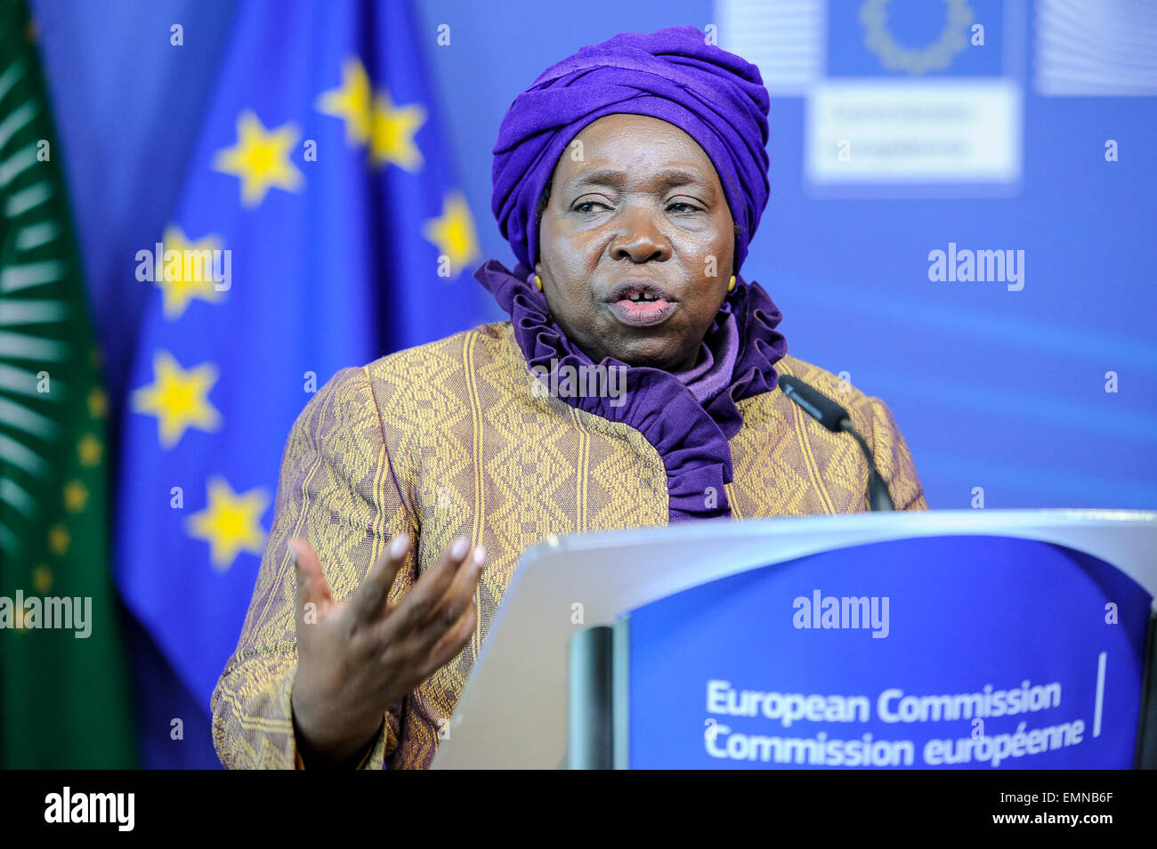 President of the African Union Commission Nkosazana Dlamini-Zuma holds ...