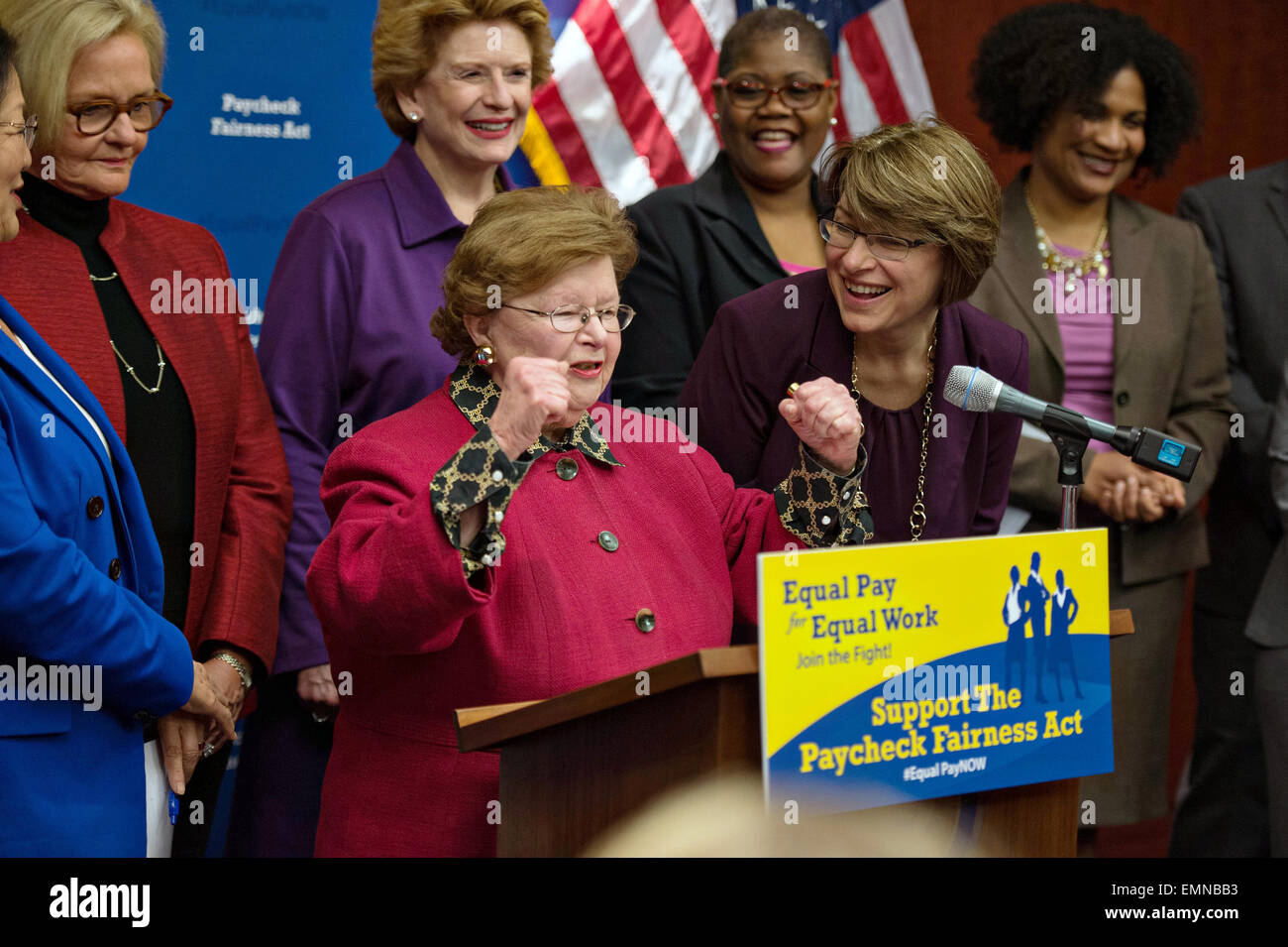 Senator barbara mikulski hi-res stock photography and images - Alamy