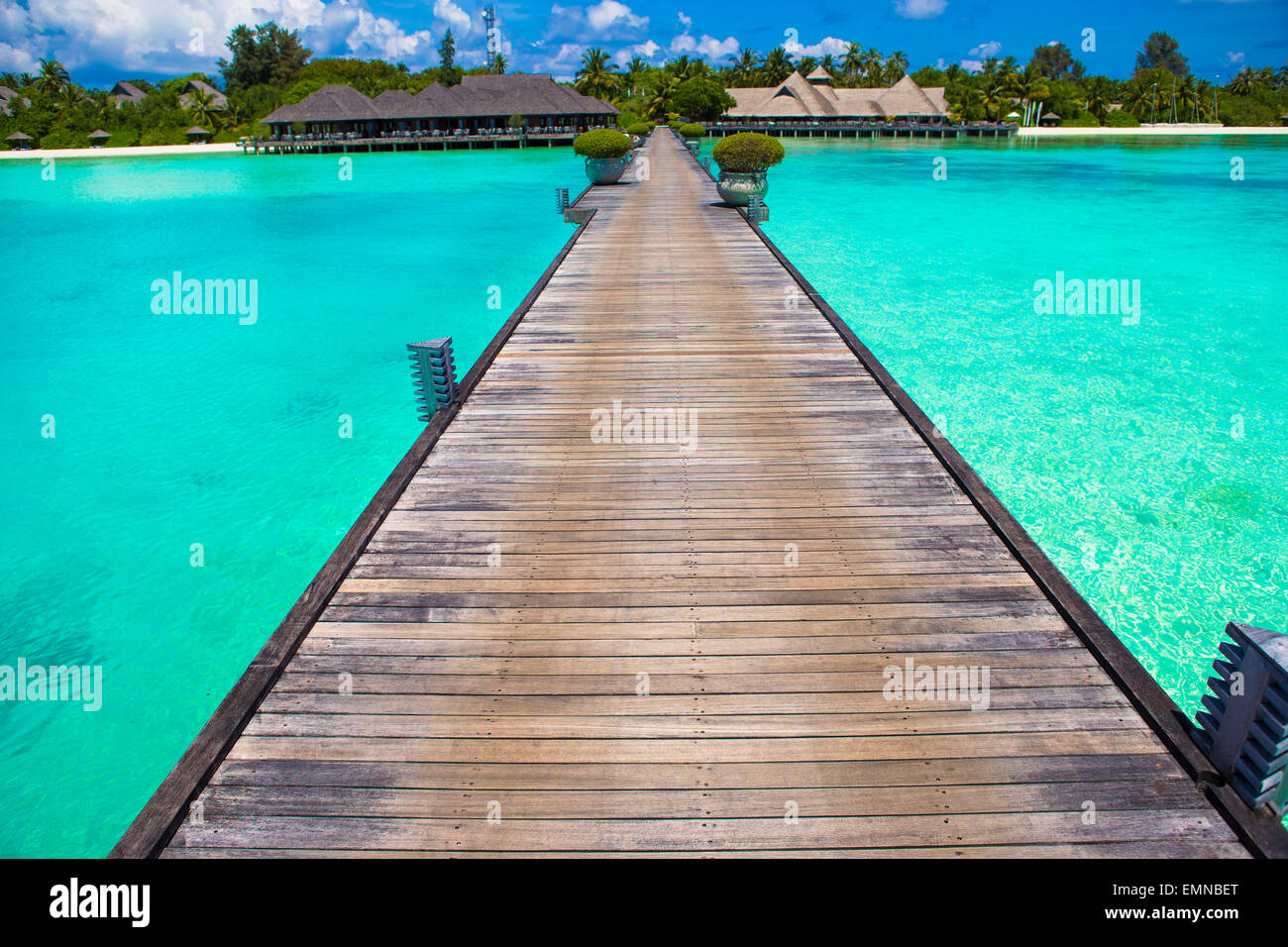 Beautiful tropical view of perfect ideal island Stock Photo - Alamy
