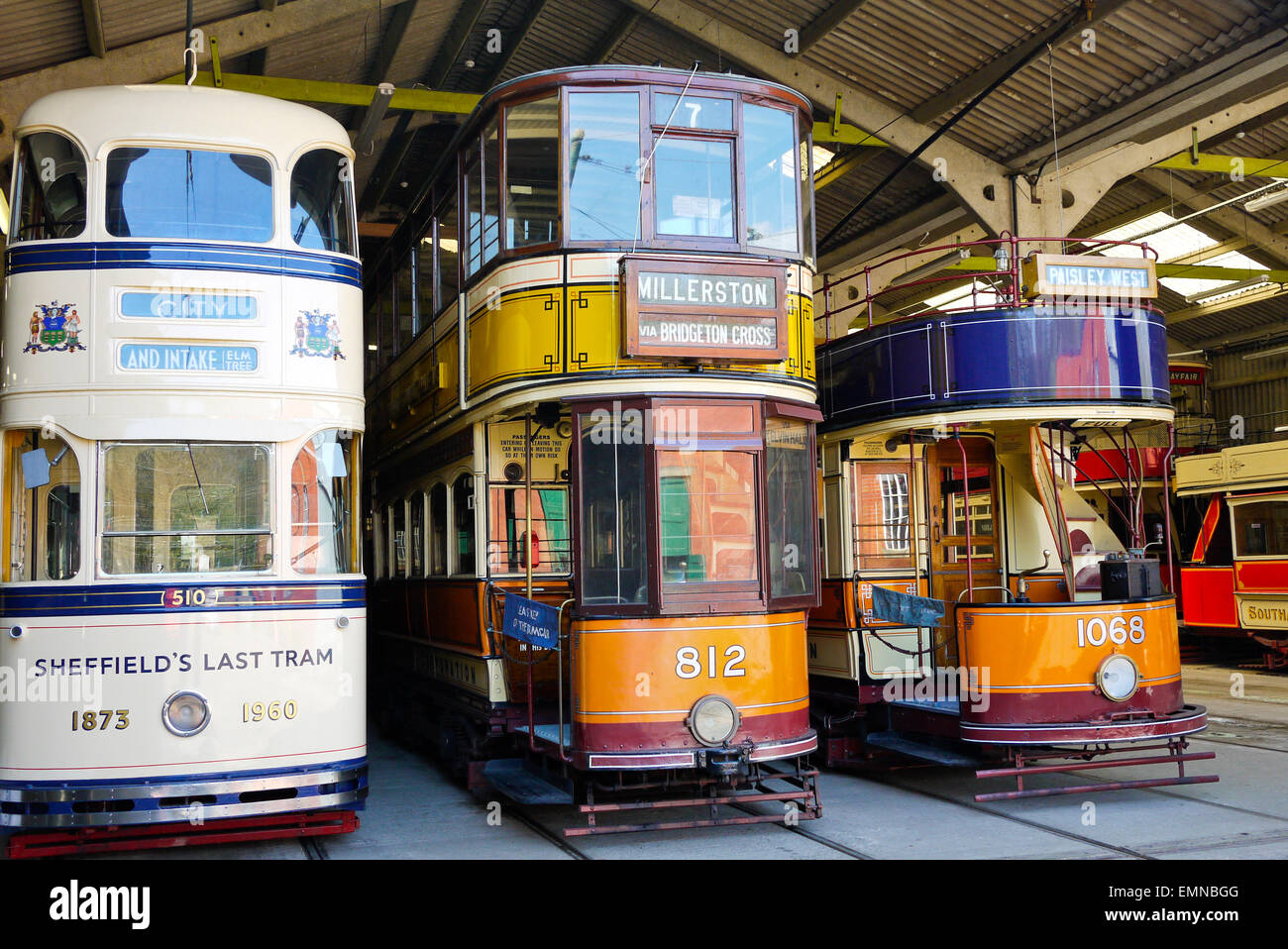 Vintage trams uk hi-res stock photography and images - Alamy