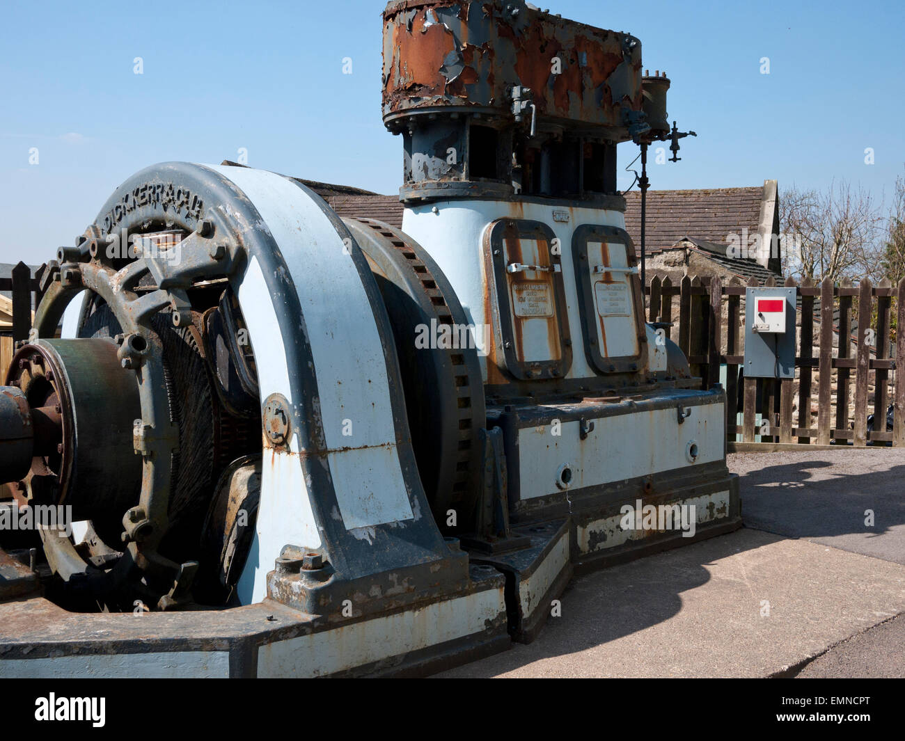 Old Generator at the Crich Tram Museum, Crich, Matlock, Derbyshire, UK ...