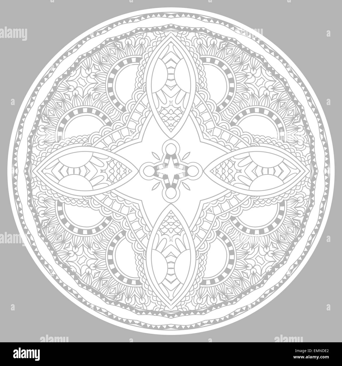 Zendala Mandala Zentangle High Resolution Stock Photography and Images ...
