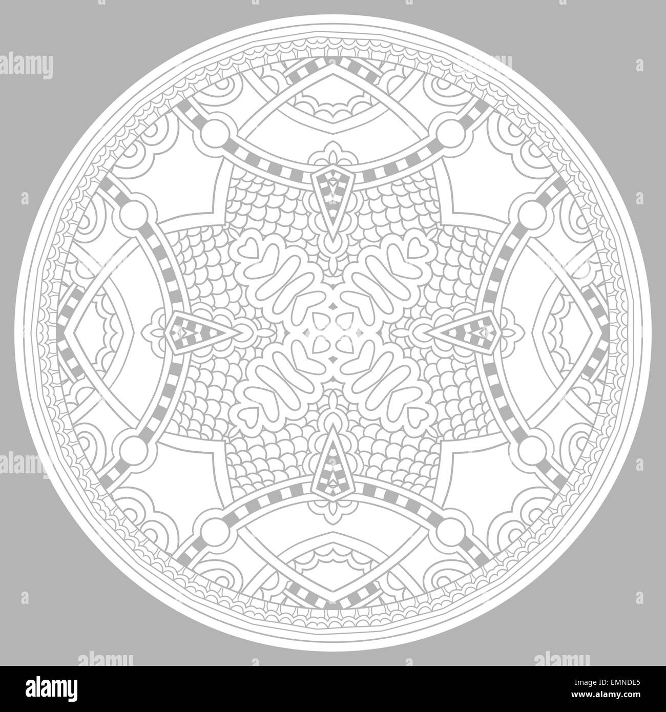 Zendala Mandala Zentangle High Resolution Stock Photography and Images ...