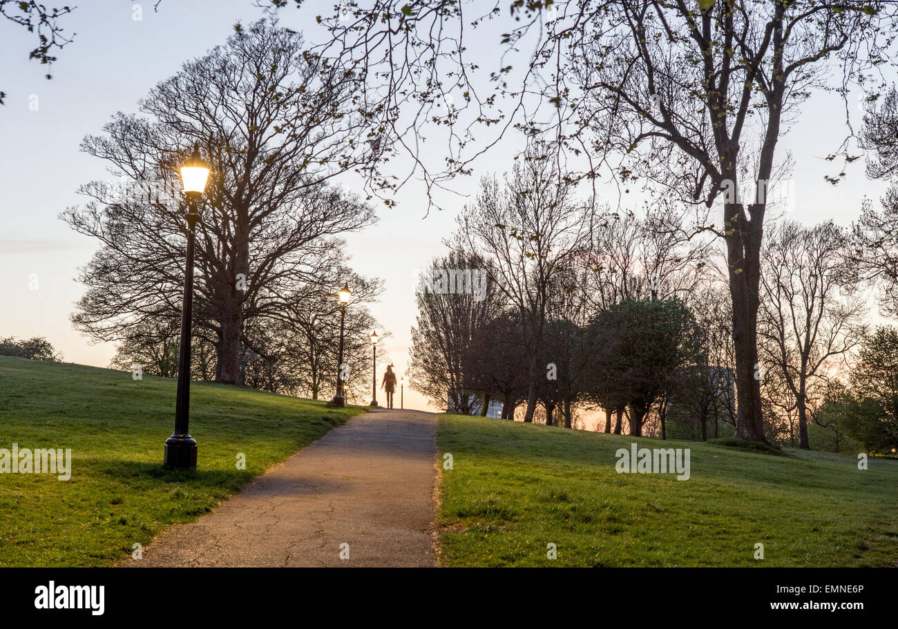 Primrose Hill At Night London UK Stock Photo - Alamy