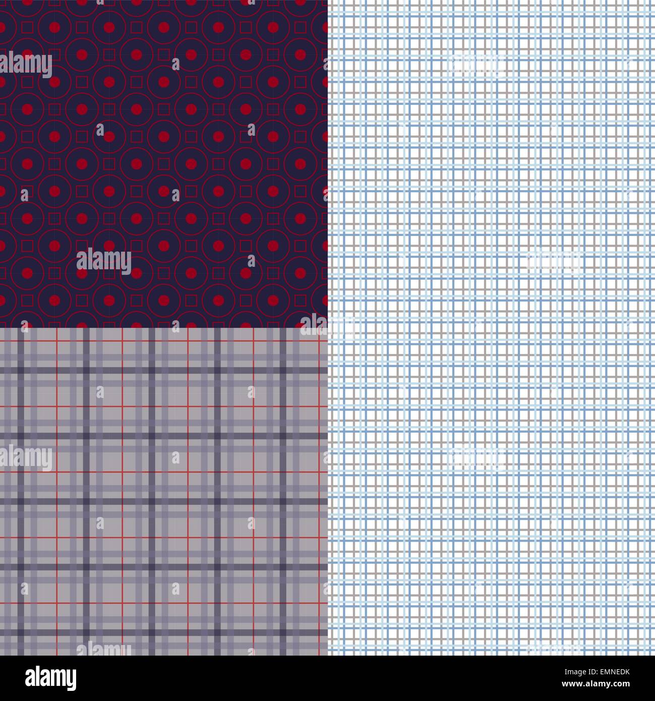 Set of geometric seamless pattern backgrounds Stock Vector Image & Art ...