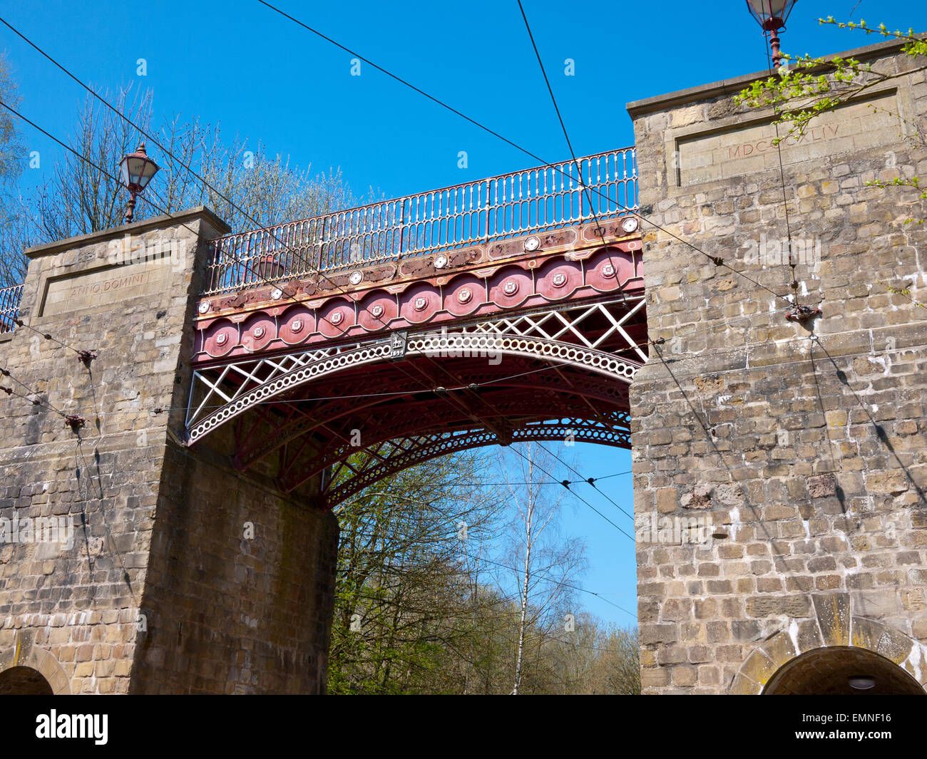 Bowes-Lyon Bridge at the Crich museum, Crich,Matlock,Derbyshire,UK ...