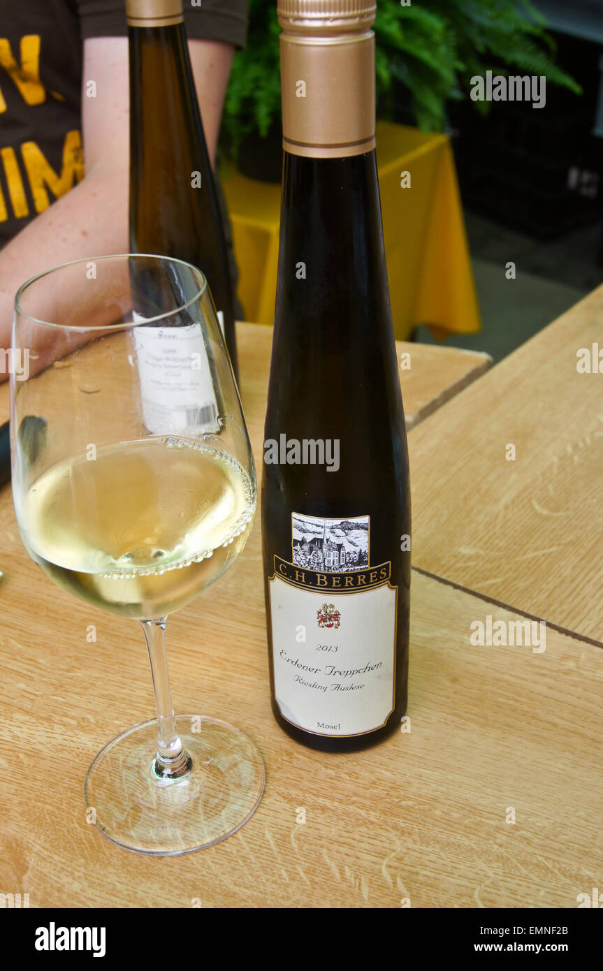 A half bottle of 2013 Erdener Treppchen Riesling Auslese sweet white ...