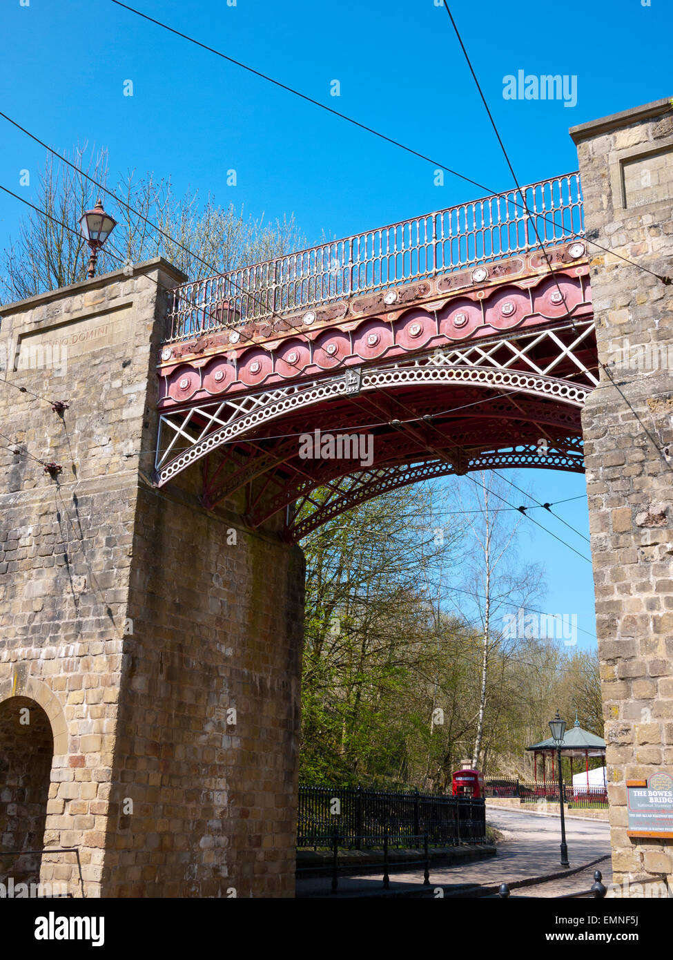 Bowes-Lyon Bridge at the Crich museum, Crich,Matlock,Derbyshire,UK ...