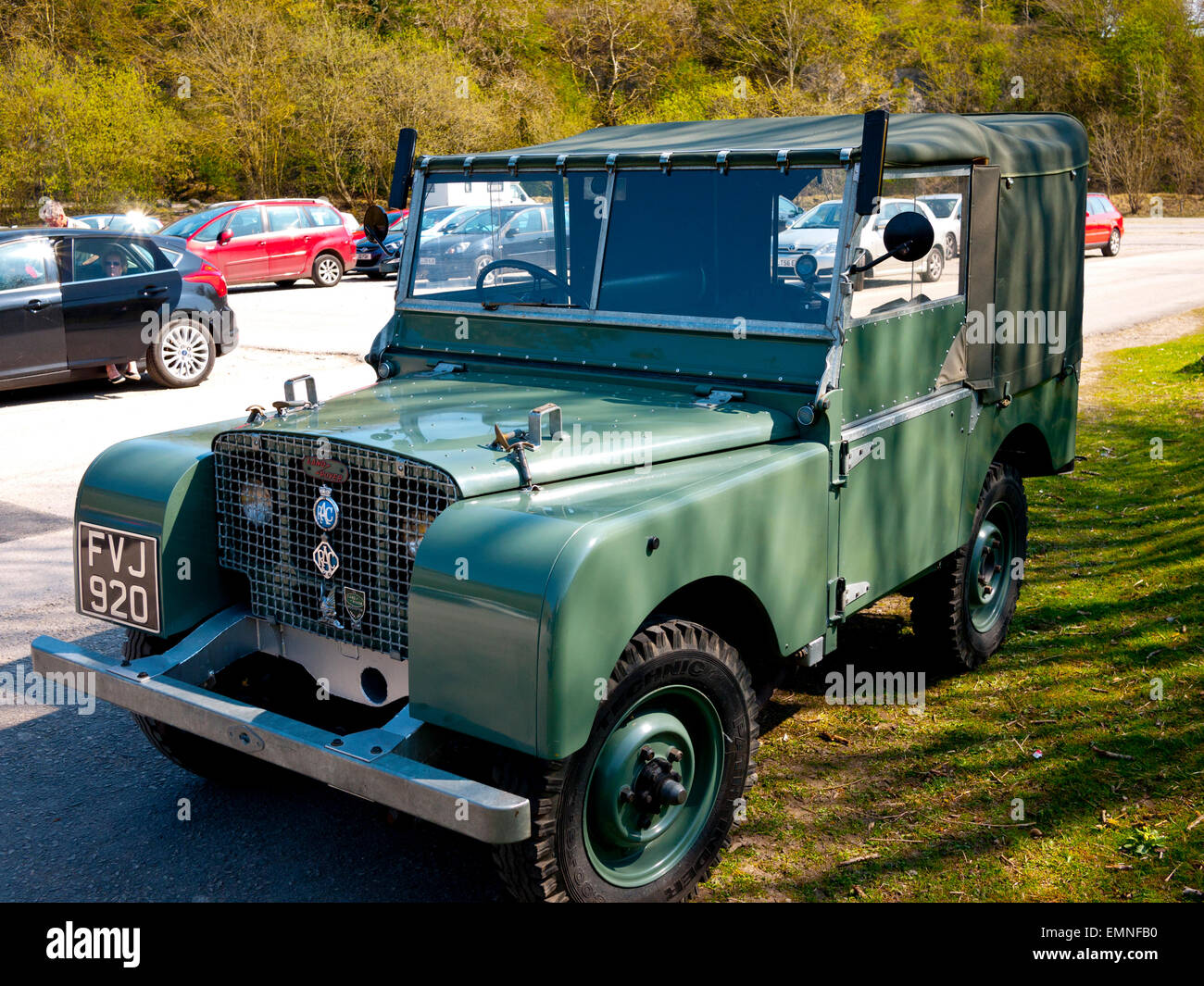 Mark 1 Land Rover. Derbyshire, England, UK Stock Photo - Alamy