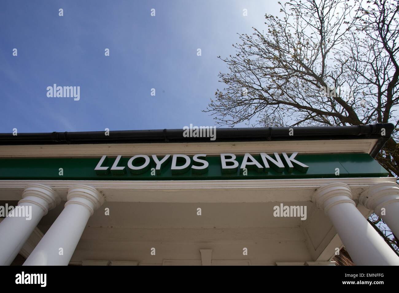 front of the Lloyds Bank in Catterick Garrison, celebrating 100 years ...